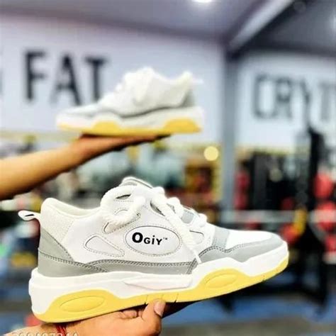 Solid Synthetic Leather Ogiy Shoes, Sneaker Shoe at ₹ 350/carton in Agra