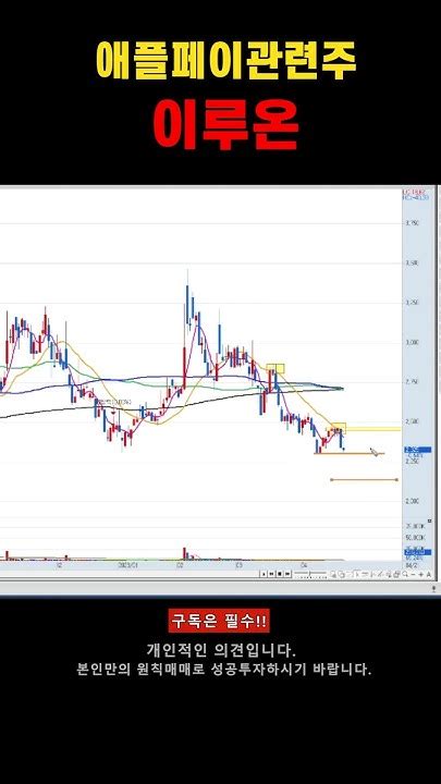 이루온 주가 전망 애플 페이 관련 Youtube