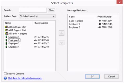Sms Add In For Microsoft® Outlook®