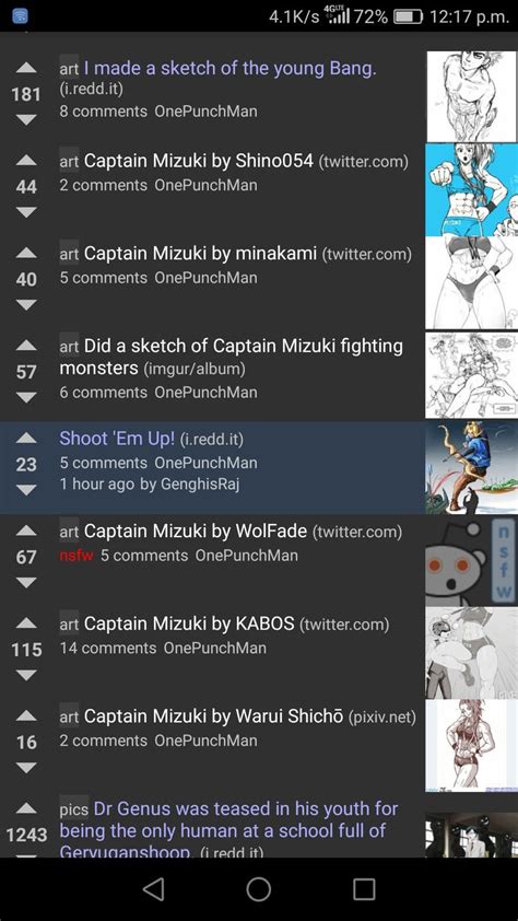 Sooo Anyone Wanna Draw Captain Mizuki One Punch Man Who Is A Hero