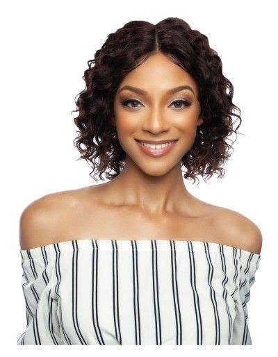 TRHM214 11A Soft Ripple Curl 10 Middle Part Lace Front Wig Mane Concept