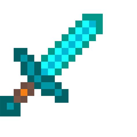 Diamond Sword Minecraft Drawing