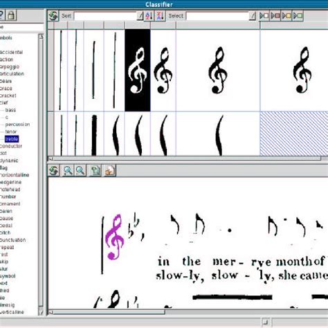 An Interactive Training Session Classifying Musical Symbols