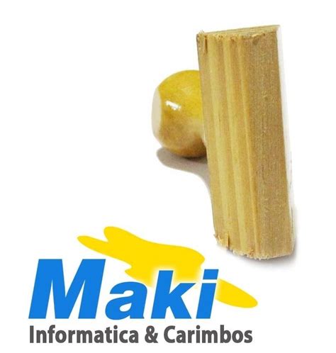Carimbo De Madeira Mm X Mm