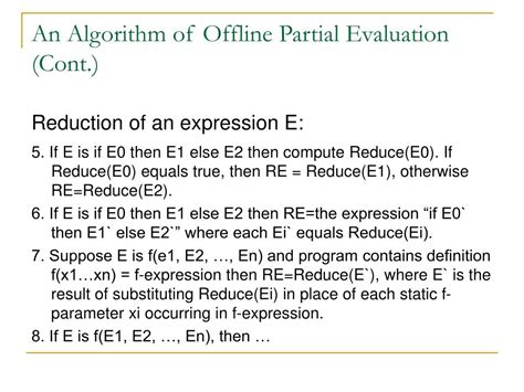 Ppt An Introduction To Partial Evaluation Powerpoint Presentation