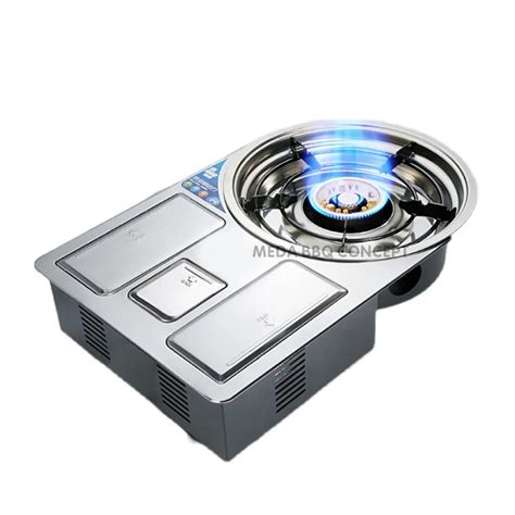 Cheap Korean Bbq Butane Grill With Double Cassette Gas Tank