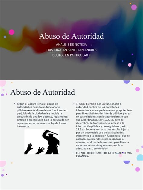 Abuso De Autoridad Pdf Causalidad Ley Justicia