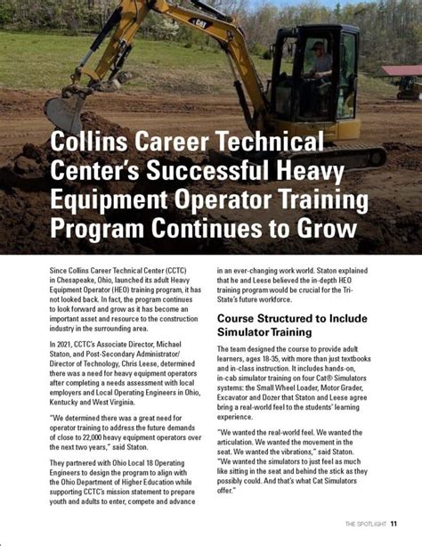 The Spotlight 2024 Issue 1 CAT SIMULATORS