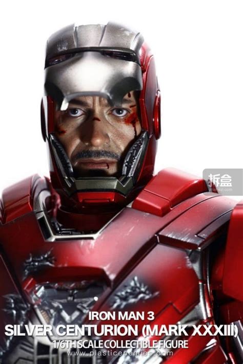 HotToys 1 6 钢铁侠 MK33 银色百夫长Plastic Enemy实拍 拆盒