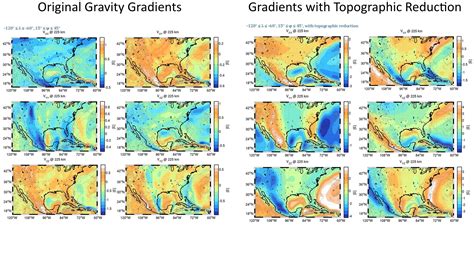 Goce Gravity Gradients Grids Map Earth Online
