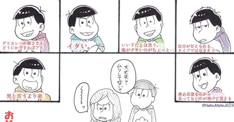 おそ松さん 六つ子×じょし松イメージ 夏浦純己のイラスト Pixiv