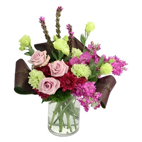 Doug Ruling Flower Shop Sensational Sentiment Vase Arrangement