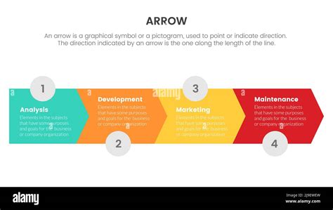 Arrow Timeline Infographic