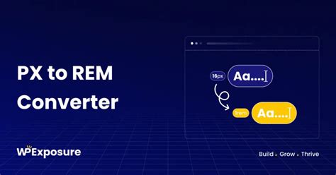 PX To REM Converter Conversion Tables Online Calculator