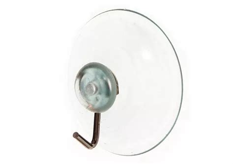 NEUF 24 TRANSPARENT Ventouse Fenêtre Crochets avec Acier Fil 45mm 4 4cm