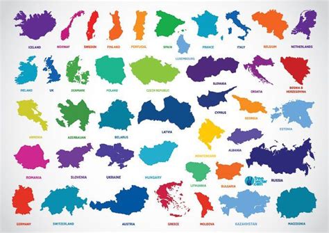 Europe Country Outline Map Vectors Free Free Vector Freeimages