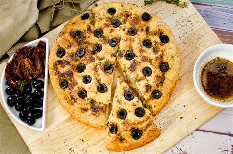 Focaccia Bread Olive And Herb Easy Recipe By Flawless Food
