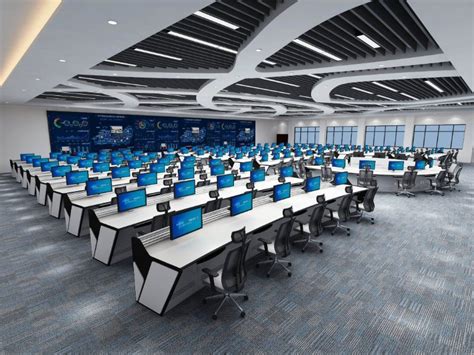 Vision Control Room Consoles Computer Desk Alarm Monitoring Center