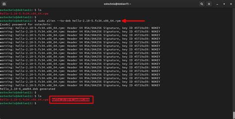 How To Convert Linux Packages With Alien Ostechnix