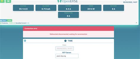 Websocket Disconnected Issue Openevse Openevse Esp Firmware