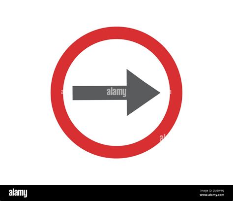 One Way To Right Symbol Traffic Signs Vectors Stock Vector Image And Art Alamy