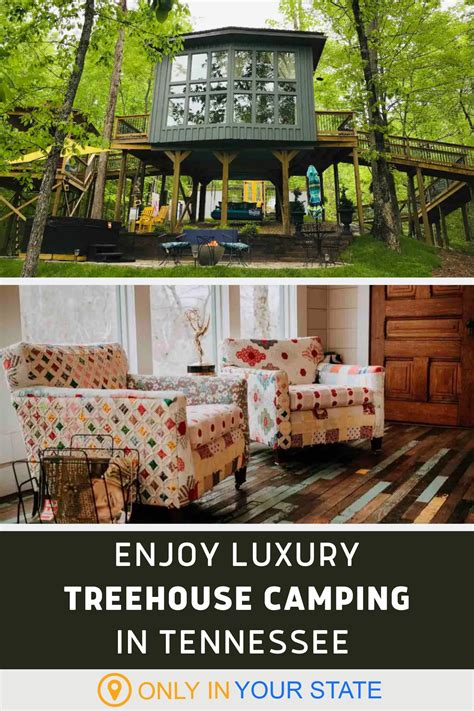 Spend A Night In A Treehouse At Sulfur Ridge A Luxury Treehouse Experience In Tennessee