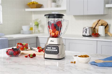 Oster One Touch Blender With Auto Programs And 6 Cup Boroclass Glass