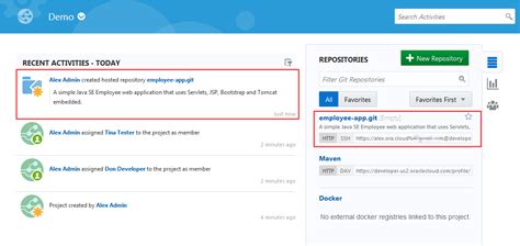 Create And Populate A Git Repository Of Developer Cloud