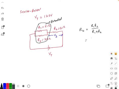 Solved In A Series Parallel Circuit If Vt 120v R1 5Ω Parallel Circuit R2 20Ω Parallel