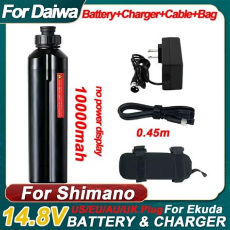 10000mAh For Daiwa Electric Fishing Reel Battery Charger Tanacom 1000 LB 1200J Walmart
