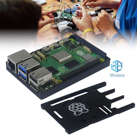 กล่องเคสโลหะอลูมิเนียมอัลลอย Cnc แบบบางพิเศษ สําหรับ Raspberry Pi 5 Model B Misseceth