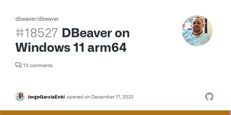 Dbeaver On Windows 11 Arm64 · Issue 18527 · Dbeaverdbeaver · Github
