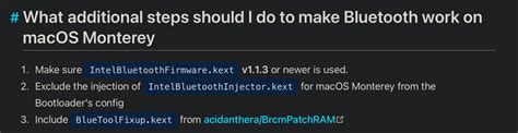 Bluetooth Fix Issue Simprecicchiani Thinkpad T S Macos Opencore Github