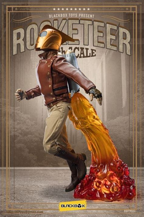 Rocketeer Jetpack Flame Version Black Box Machinegun