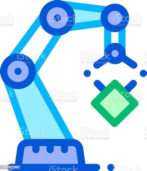 機械機器人運輸起重機向量圖示向量圖形及更多工廠圖片 工廠 鍋爐 人工智能 Istock