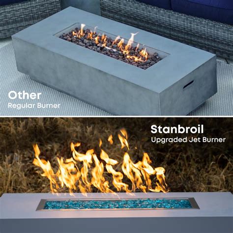 Stanbroil Linear 72 X 6 Drop In Fire Pit Pan With Jet Burner Upgrade