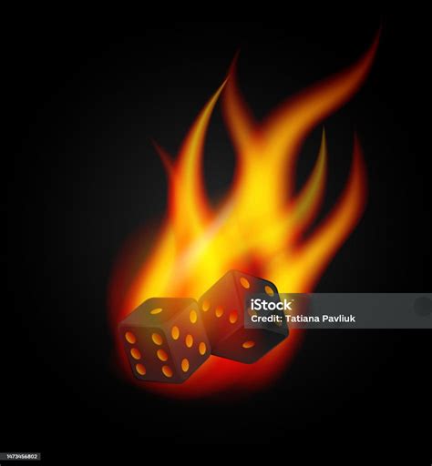 카지노 현실적인 주사위 불 3d 벡터 삽화 도박 게임 디자인 포커 탁상 보드 게임 임의의 수의 점과 둥근 모서리가있는 검은 색 큐브 굽기 0명에 대한 스톡 벡터 아트 및