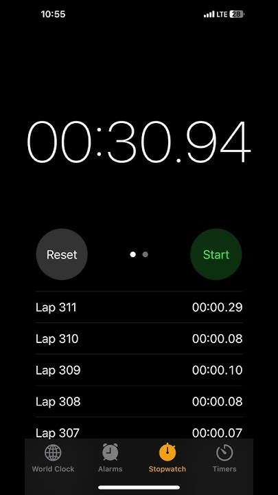 My Most Amount Of Laps In 11 Seconds And 31 Seconds On A Stopwatch Youtube