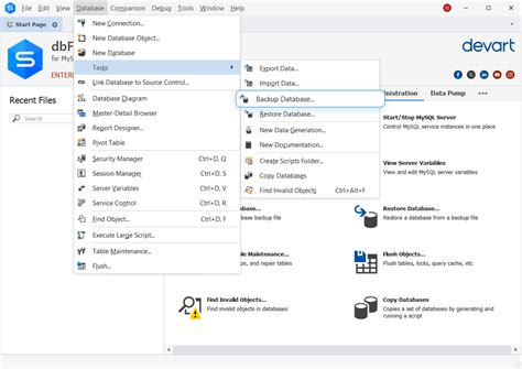 mysql dump tool backup and restore mysql or mariadb database using gui