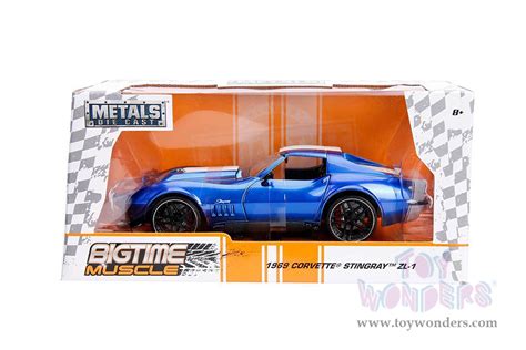 1969 Chevrolet Corvette Stingray ZL 1 Hardtop By Jada Toys Bigtime