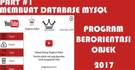 Mysql Part 1 Membuat Database Mysql Pemograman Berorientasi Objek Pbo