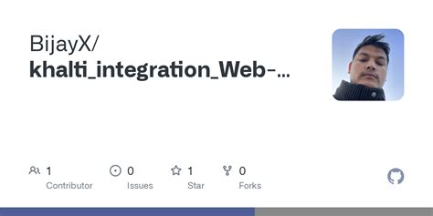 Github Bijayxkhaltiintegrationweb Sdk