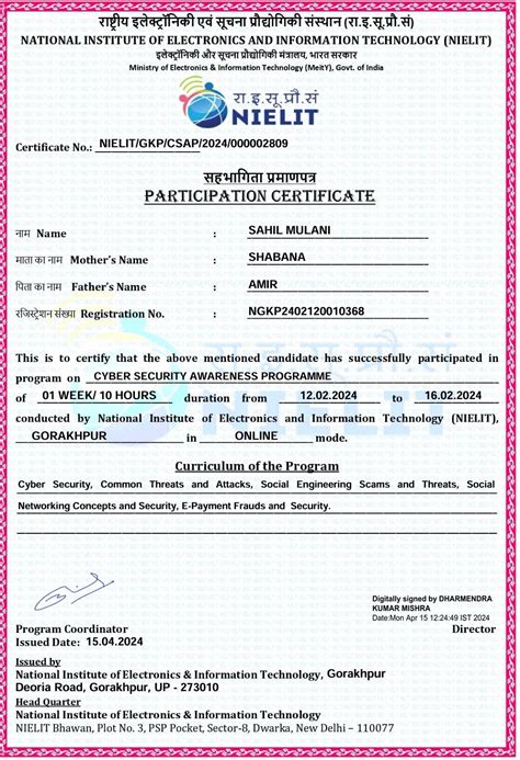 Sahil Mulani On Linkedin Thrilled To Share That I Have Successfully