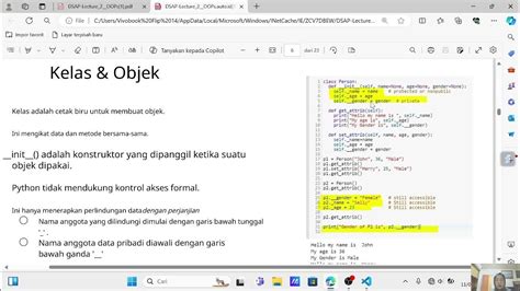 Python Oop Struktur Data Youtube