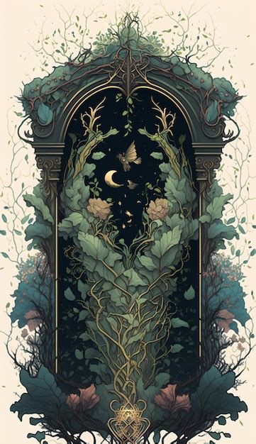 Premium Photo A Poster For The Book The Tree Of Life