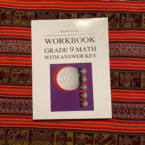 Eran I Levin Accents Workbook Grade 9 Math With Answer Key Author