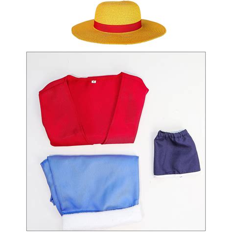 Luffy Cosplay Halloween Costume Unisex Costume For Adult Etsy