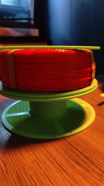 Gyroid Pattern Reusable Spool Bambu Lab Refill Compatible Filament Saver Remixed By Gyroid