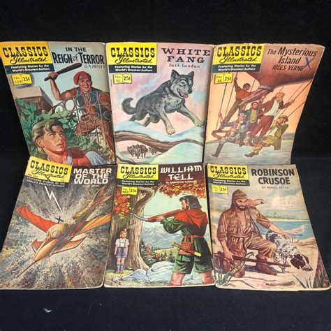Vintage Classics Illustrated Comic Book Lot
