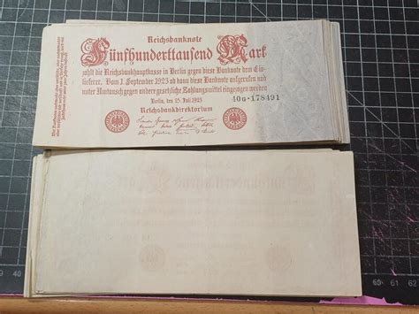 【紙幣】germany 德國 威瑪共和時期 P92 50萬馬克（1923），品相極美xf 露天市集 全台最大的網路購物市集